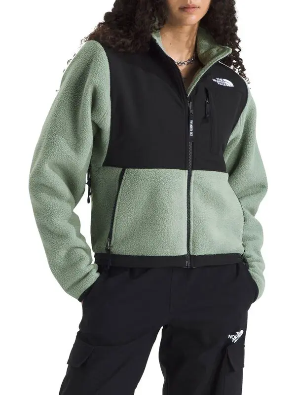 The North Face Retro Denali Fleece Jacket - Slate Moss/tnf Black