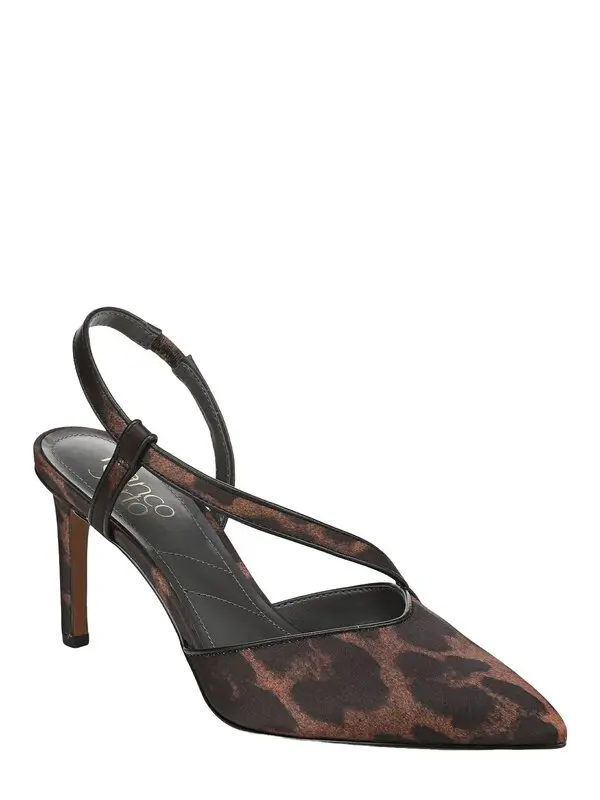 Franco Sarto Peyton Slingback Pumps - Dark Caffe