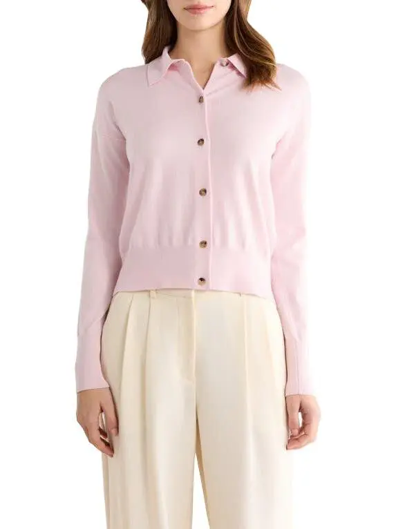 Max Mara Wool-blend Cardigan - Pink