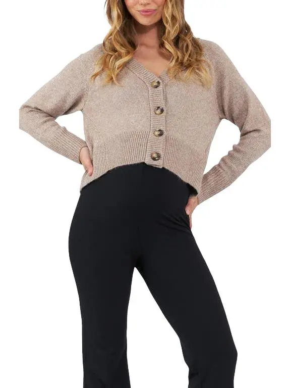 RIPE MATERNITY Sunday Knit Cardigan - Mocha