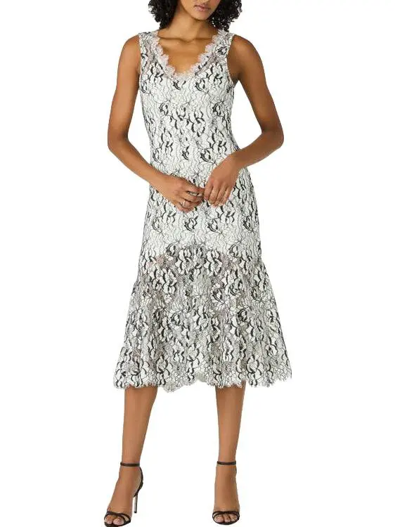 Steve Madden Lissette Midi Dress - Black/white