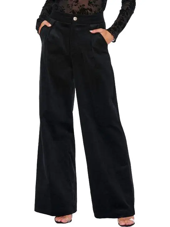 BISHOP + YOUNG Sorrento Corduroy Trousers - Black