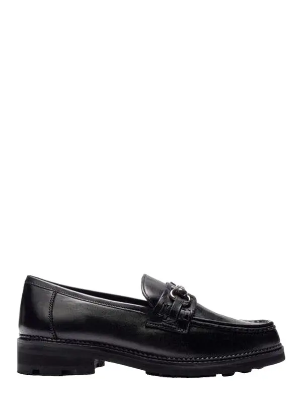 A. VEER Baron Bit Loafer - Black Leather
