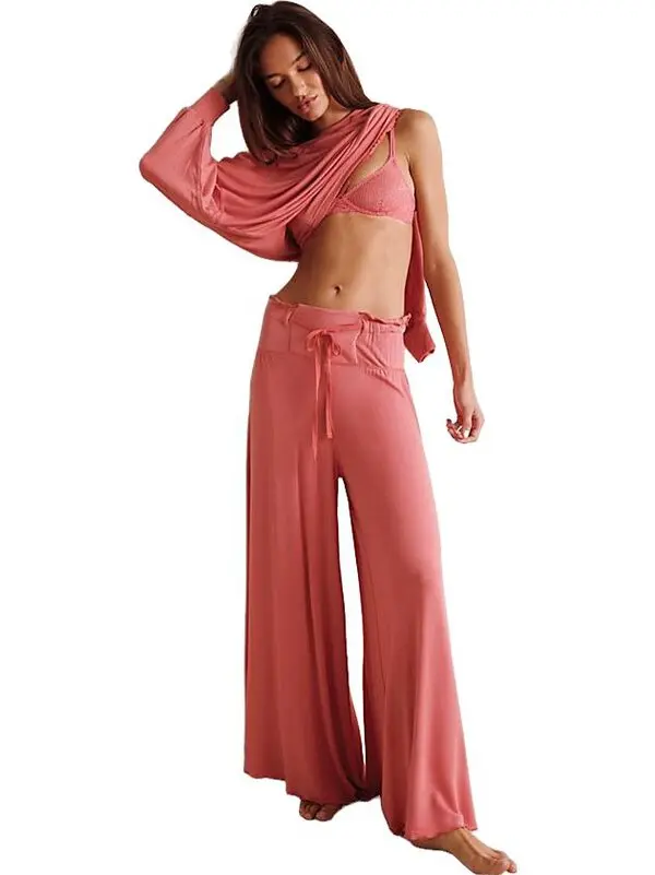 Free People Dream State Modal Pullover - Crush Blush