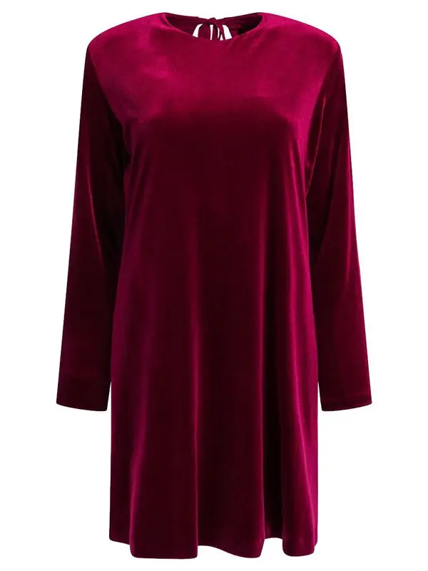 SEMPER Velvet Mini Dress - Red