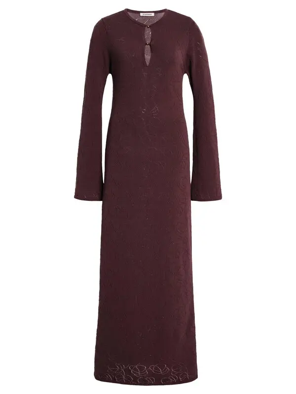BY MALENE BIRGER Beatriz Knit Maxi Dress - Purple