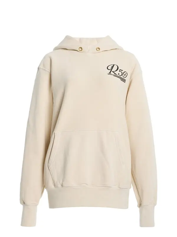 LES TIEN X Raoul's Cotton Fleece Hoodie - Ivory