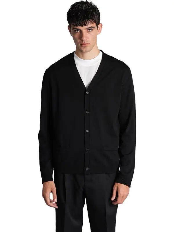 ROBERTO COLLINA Cardigan - Black