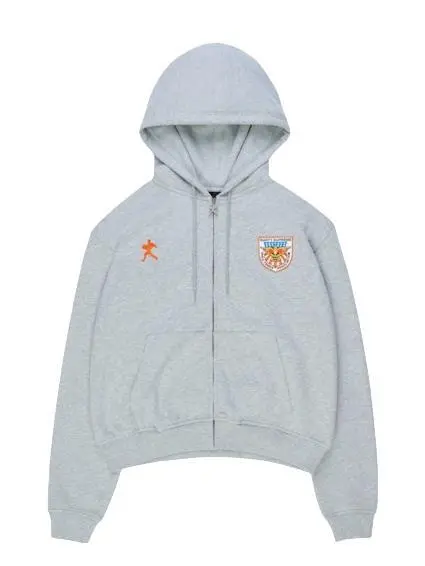 NAHMIAS X Marty Supreme A24 Zip-up Hoodie - Heather Grey