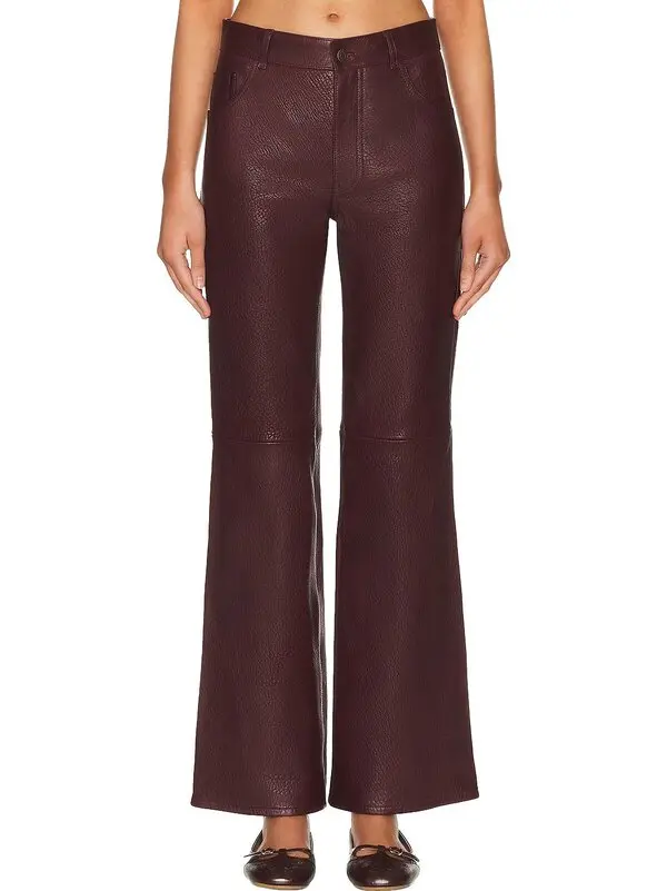 Chloé Leather Pant - Full Violine