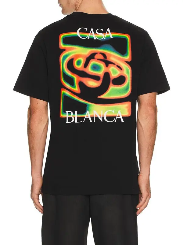 Casablanca Heat Map Classic T-shirt - Black