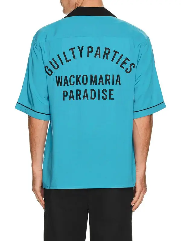 WACKO MARIA Switching Shirt - Blue