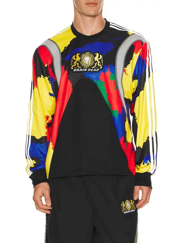 ADIDAS ORIGINALS X Brain Dead Long Sleeve Jersey - Black