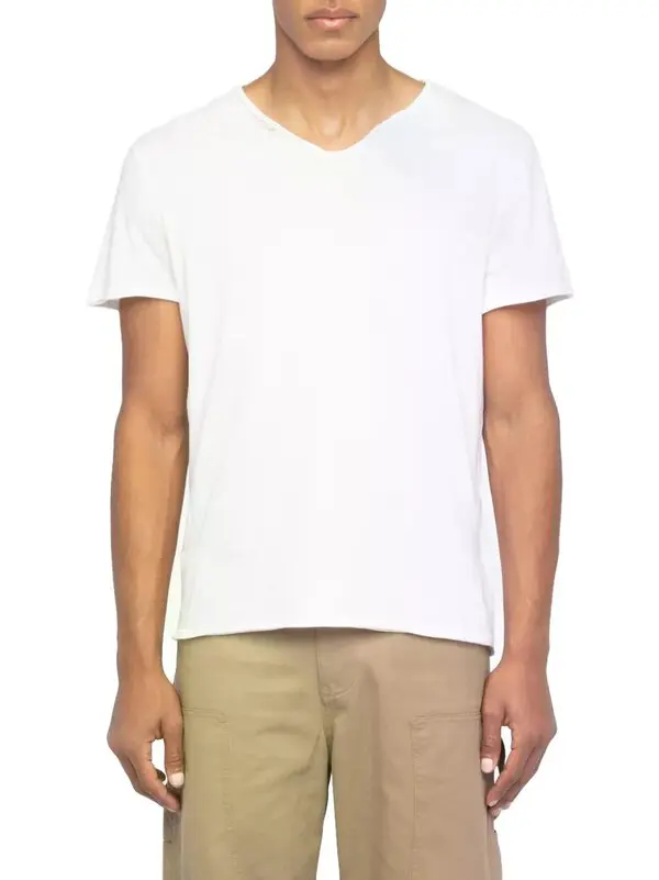 Zadig&Voltaire V-neck Short-sleeve T-shirt - White