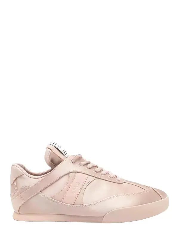 Chloé Kick Satin Mid-top Sneakers - Neutrals