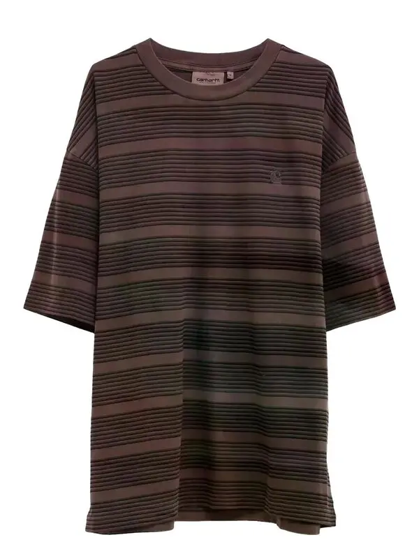 Carhartt Work In Progress Striped T-shirt - Brown