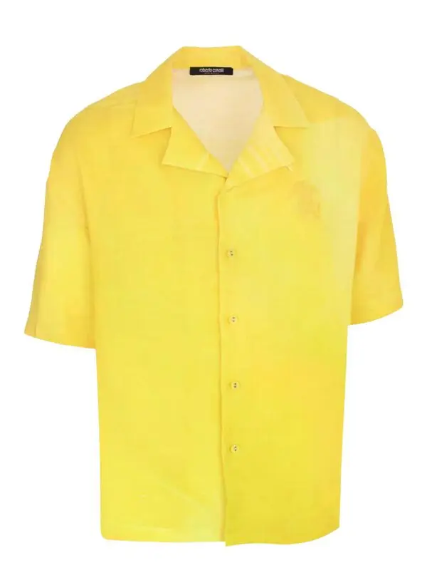 Roberto Cavalli Short-sleeve Shirt - Yellow