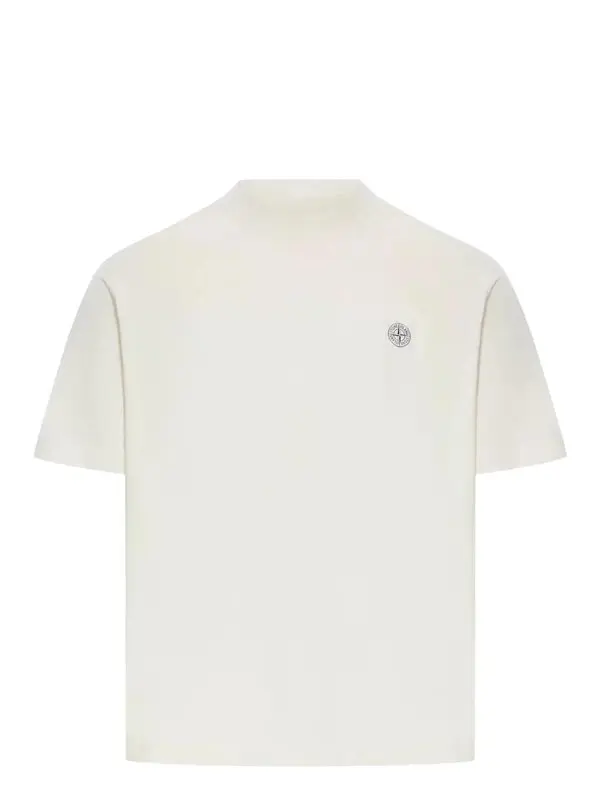 Stone Island Compass Logo Regular T-shirt - Neutrals