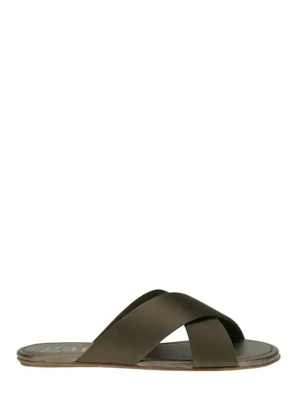 PEDRO GARCIA Pavana Crossover-strap Sandals - Green