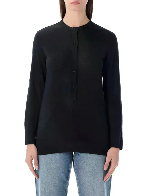 MARANT ETOILE Lucy Long-sleeve T-shirt - Black