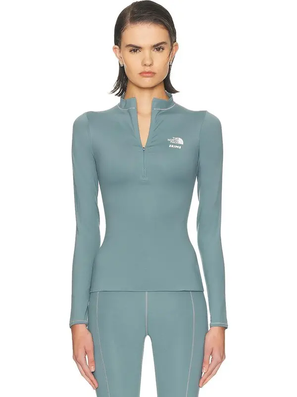 The North Face X Skims Refina Long Sleeve Top - Sk Kyanite