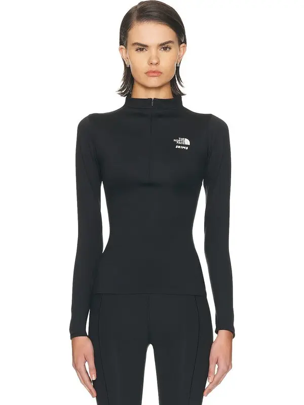 The North Face X Skims Refina Long Sleeve Top - Sk Onyx