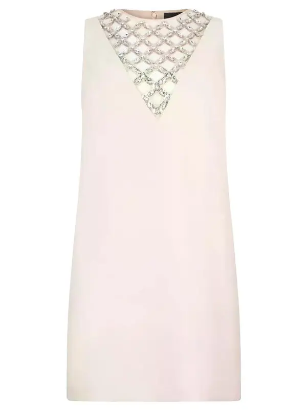 Liu Jo Embellished Mini Dress - Neutrals