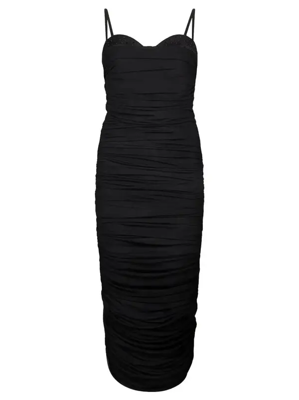 Liu Jo Sleeveless Midi Dress - Black