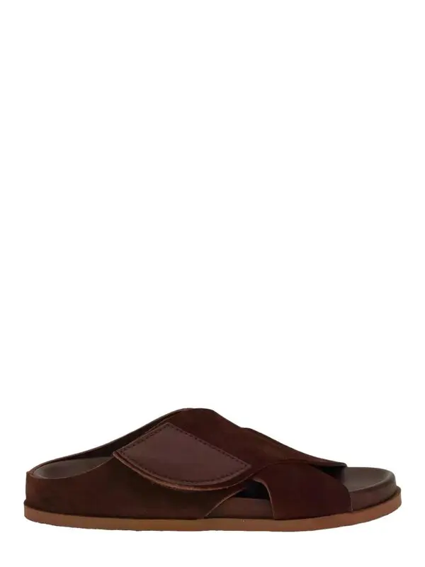 PEDRO GARCIA Danai Cross-strap Sandals - Brown