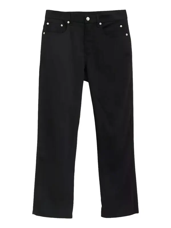 Rick Owens Straight Leg Trousers - Black