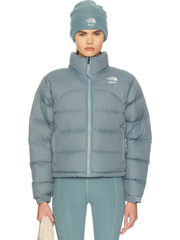 The North Face X Skims 2000 Retro Shrunken Nuptse Jacket - Sk Kyanite