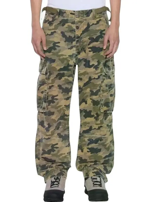Ksubi Troop Camouflage Cargo Trousers - Green