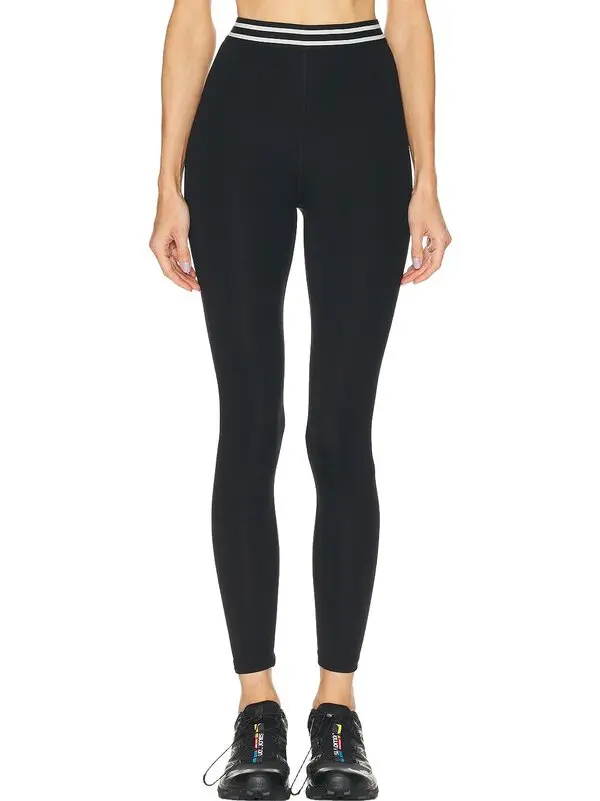 Splits59 High-waist Ribbed Leggings - Black