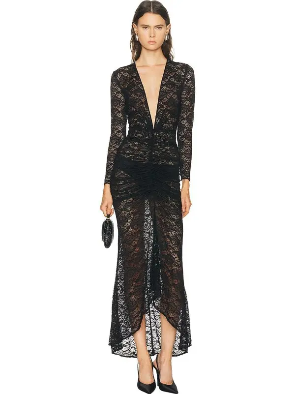 Ronny Kobo Nelli Lace Dress - Black