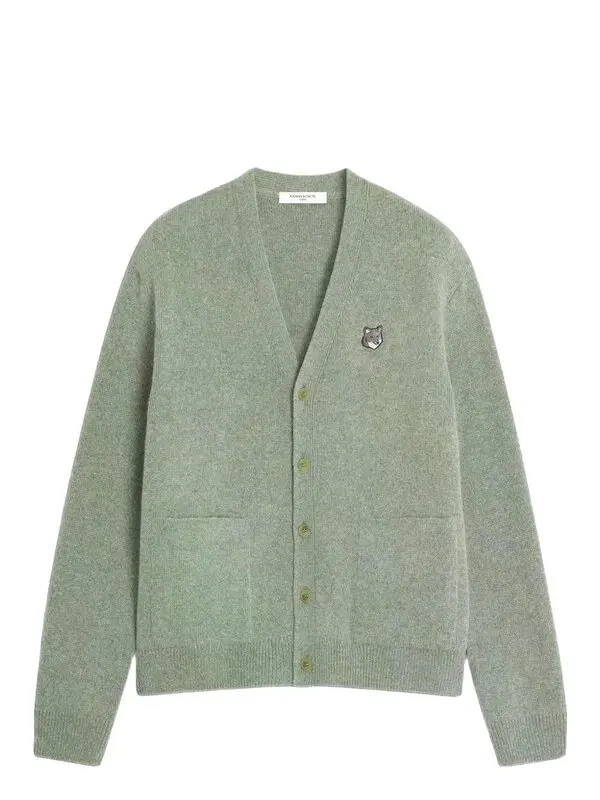 Maison Kitsuné Laurel Fox Cardigan - Green