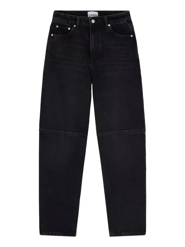 GANNI Panelled Jeans - Black