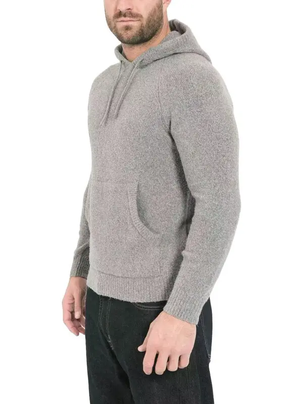 Woolrich Hoodie With Kangaroo Pocket - Grey