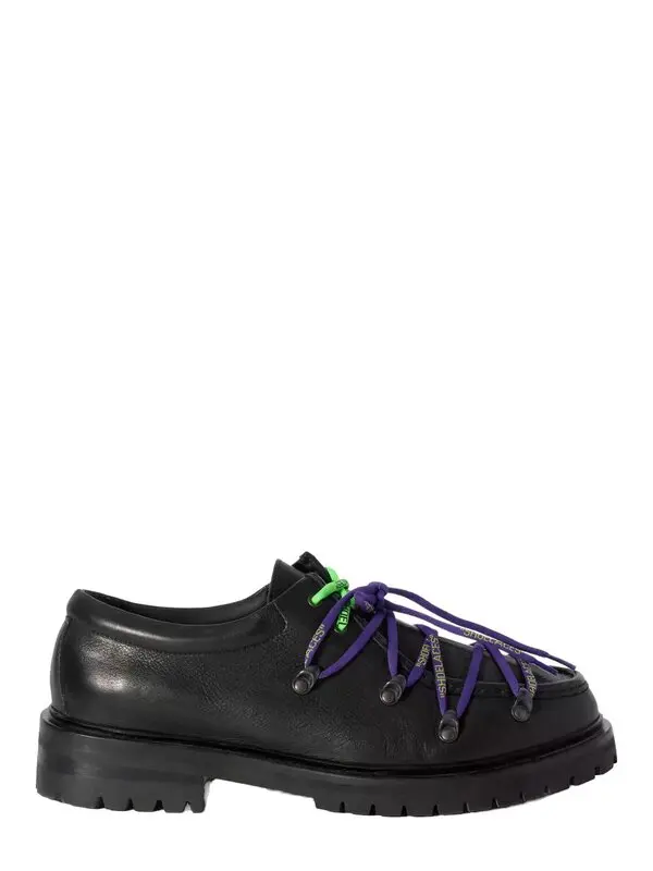 Off-White Heritage Lace-up Leather Derby Shoes - Black