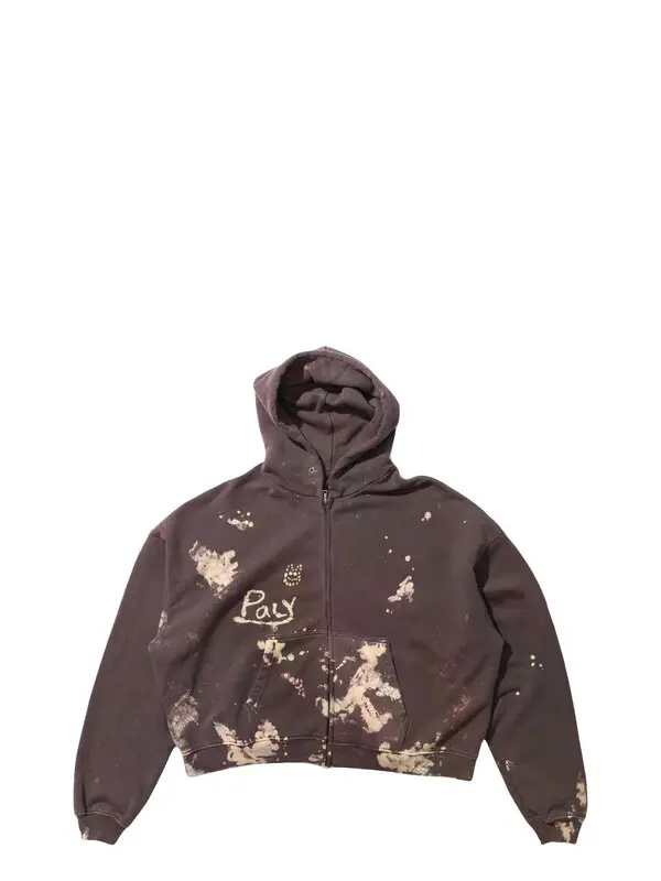 PALY Zip-up Hoodie - Brown