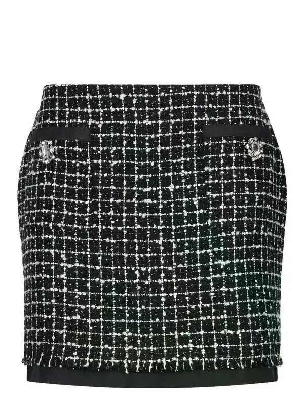 Liu Jo Bouclé Mini Skirt - Black