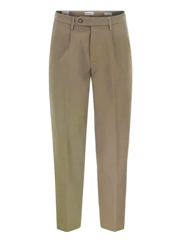 RE-HASH Pleats Chino Trousers - Neutrals