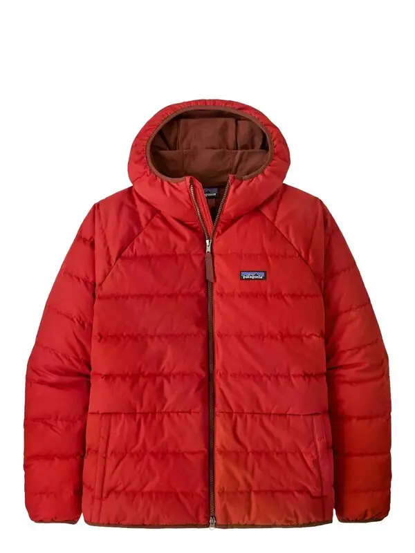 Patagonia Hooded Quilted Jacket - Red