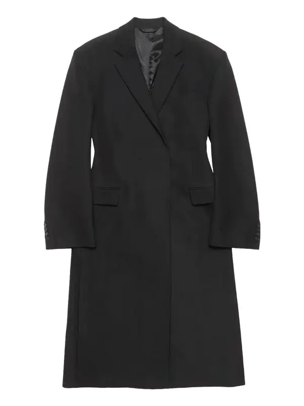 Acne Studios Wool Double-breasted Coat - Black