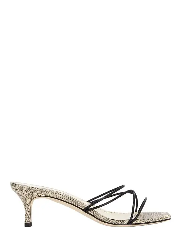Manolo Blahnik Ninfemu 50 Sandal - Black