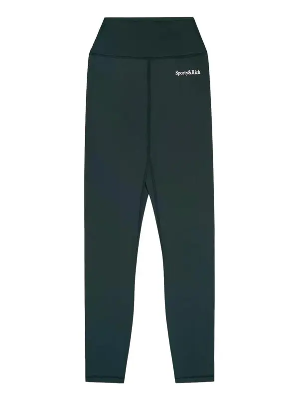 SPORTY & RICH Logo Performance Trousers - Green