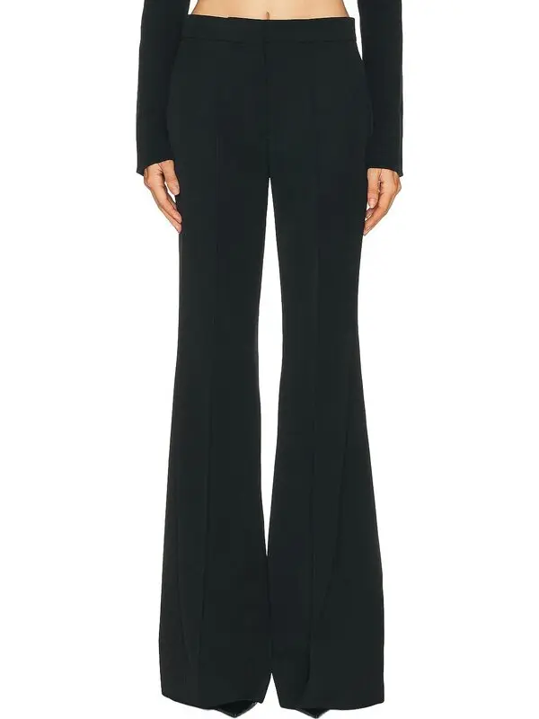 JIL SANDER Wide Leg Trouser - Black