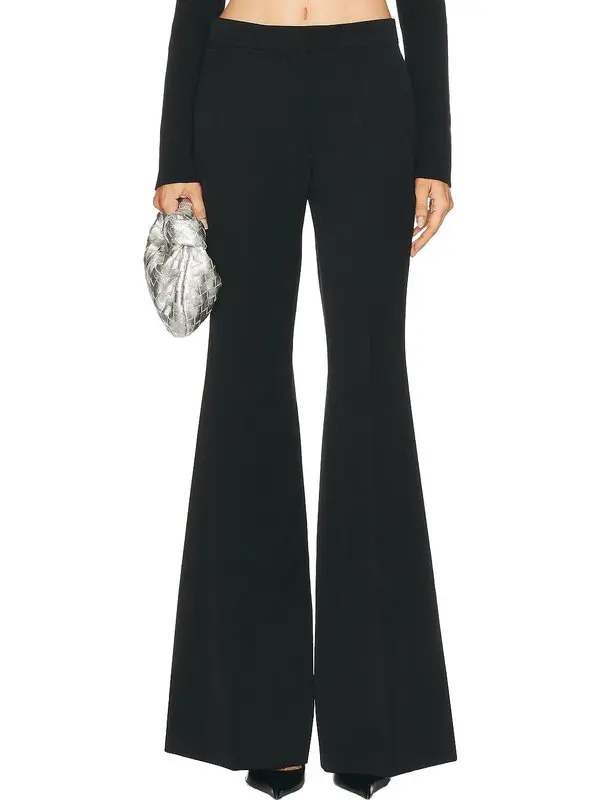 JIL SANDER Wide Leg Trouser - Black