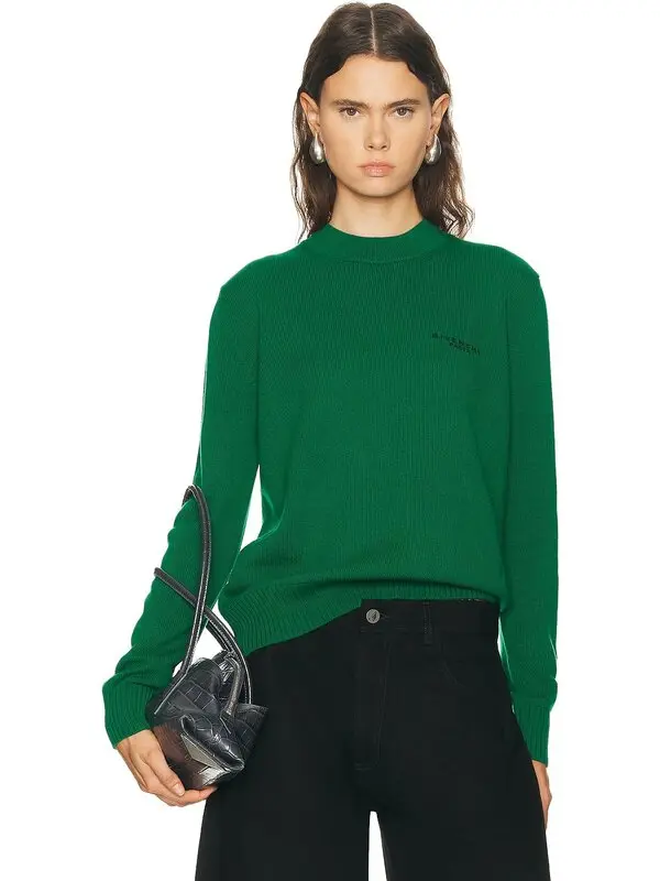 Givenchy Small Crew Neck Sweater - Emerald Green