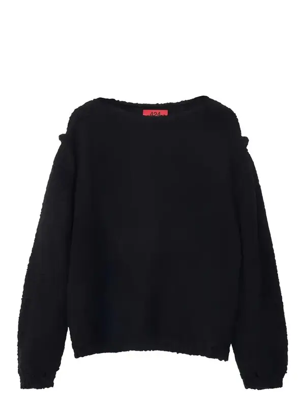 424 Baby Bouclé Sweater - Black