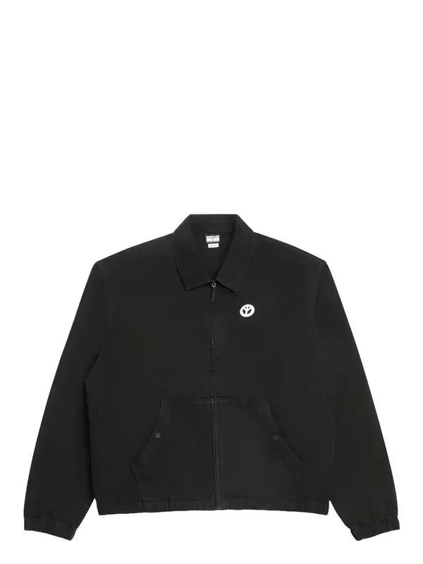 BABYLON Zip-up Denim Jacket - Black